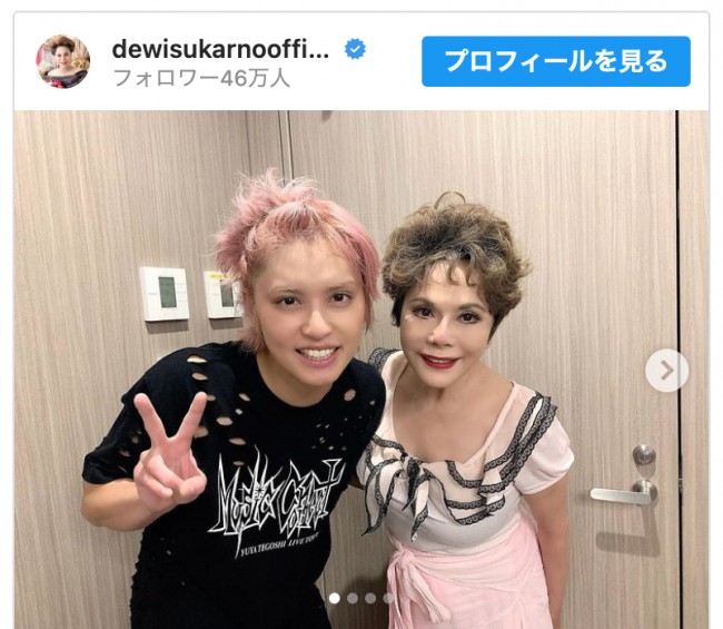 (写真)手越祐也ライブにデヴィ夫人 『イッテq』海外ロケから駆けつけ自画自賛「私は超人です」 エンタメ ニュース |クランクイン!