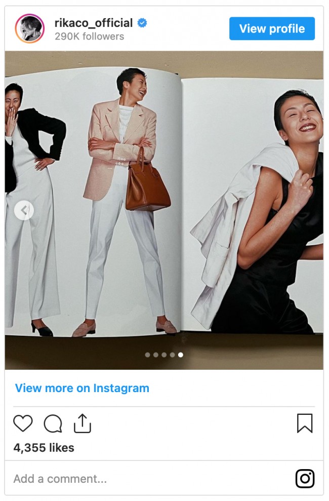 （写真）RIKACO、28歳の頃のスタイルブックを投稿 「ぜんぜん変わらない」「ブレてない」の声 - エンタメ - ニュース ｜クランクイン！
