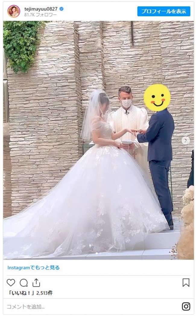 (写真)昨年結婚の手島優が結婚式 仕事でも断り続けた“純白ウエディングドレス”姿 エンタメ ニュース |クランクイン!